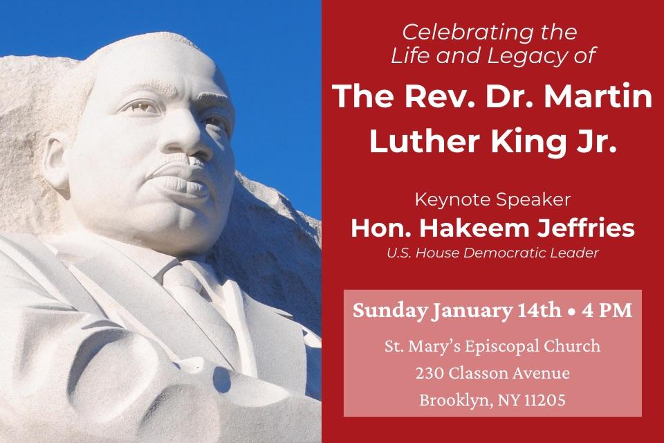 Celebrating the Life and Legacy of Dr. Martin Luther King Jr. with keynote speaker Hon. Hakeem ...